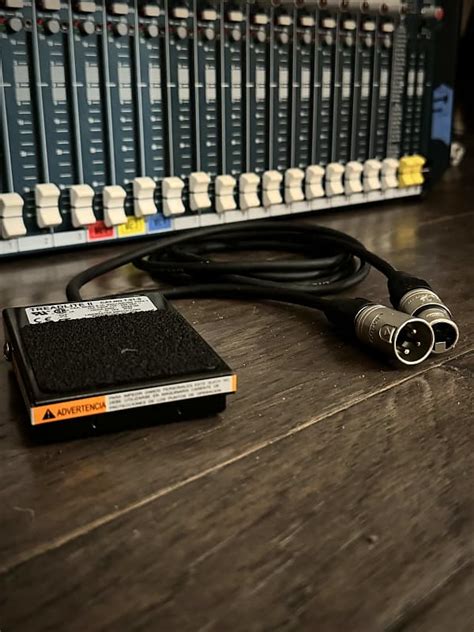 Talkback Footswitch Momentary Mic Mute Switch Xlr Inout Reverb