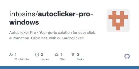 GitHub Intosins Autoclicker Pro Windows Autoclicker Pro Your Go To Solution For Easy Click