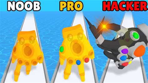 NOOB Vs PRO Vs HACKER In Glove Power YouTube