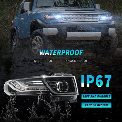 Vland Headlights With Grille For Toyota Fj Cruiser 2007 2023