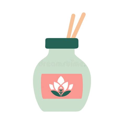 Aromatherapy Diffuser Bottle Illustration Stock Illustration