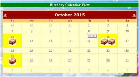 calendar control in asp