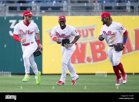 Philadelphia Pennsylvania Usa 28th Mar 2019 Philadelphia Phillies Right Fielder Bryce
