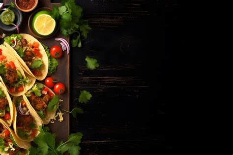 Black Background Tacos Images Free Download On Freepik