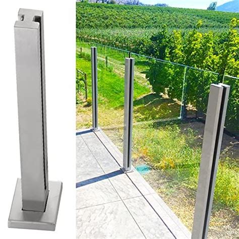 Lsmkka Glass Panel Post Deck Railingpatio Stairsindoor Staircase