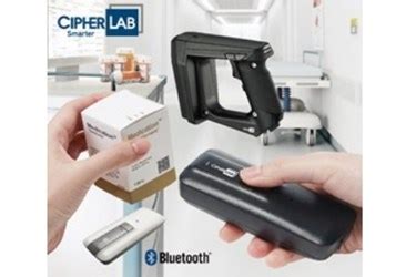 CipherLab Shows Its UHF RFID Wireless Reader And D Barcode Scanner At RFID In Health Care Booth