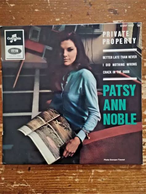 Rare French Ep Patsy Ann Noble Private Property Original Mod Dancer Eur 49 00 Picclick Fr