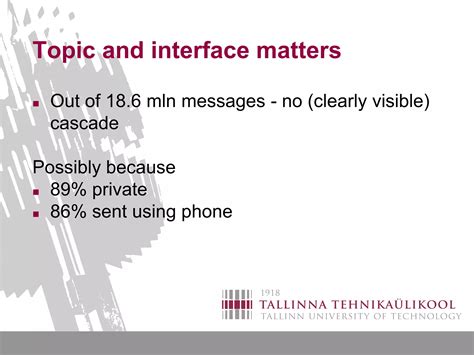 Visualization Of Evolutionary Cascades Of Messages Using Force Directed Graphs Ppt
