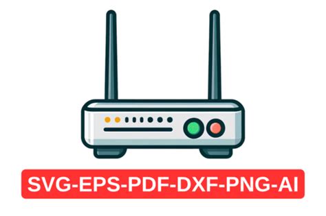 Router Svg Printable Art Vector Graphic By Artful Assetsy · Creative