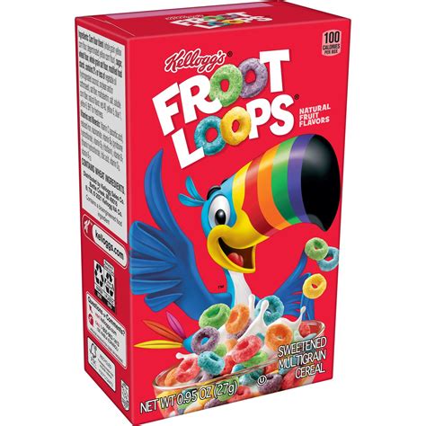 Froot Loops Cereal Box