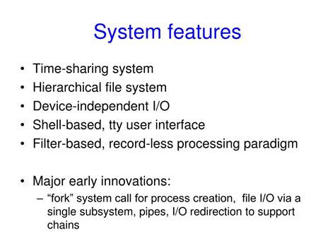 Ppt Classic Systems Unix And The Powerpoint Presentation Free