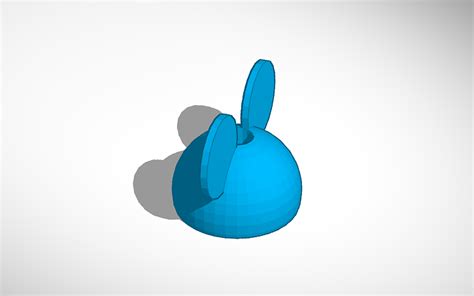 3d Design Mickey Straw Topper Tinkercad