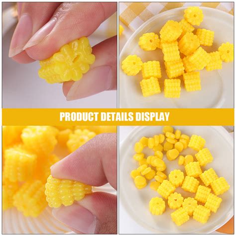 시뮬레이션 옥수수 미니 스퀴즈 장난감 생일 파티 호의 컴팩트 신축성 야채 사랑스러운 모양 스트레스 소형 학습 및 교육