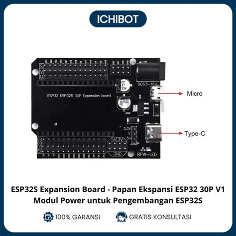 esp32s expansion board papan ekspansi esp32 30p v1 modul power untuk