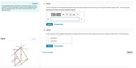 Solved Constants Part A The Rectangular Loop Of Wire Shown