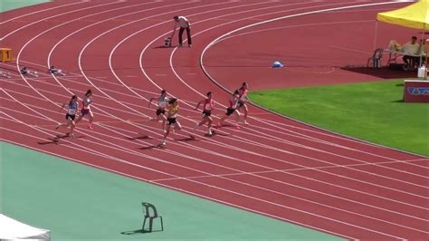 회장배 제21회 전국 중·고등학교 육상경기선수권대회 여중 1년부 100m 예선 결승 Youtube