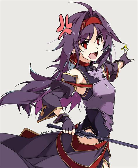 Yuuki Sword Art Online Drawn By Shikei Danbooru
