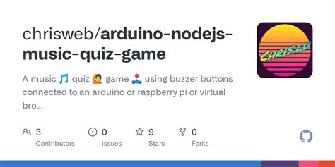 Github Chriswebarduino Nodejs Music Quiz Game A Music 🎵 Quiz 🙋 Game 🕹️ Using Buzzer Buttons