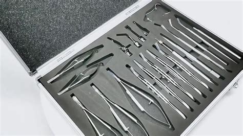 Lhvcss 21 Pieces Titanium Alloy Ophthalmic Surgery Kit Cataract Surgical Instruments Set For