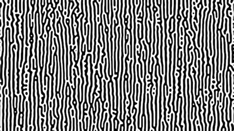 Premium Vector Monochrome Turing Reaction Background Abstract Diffusion Pattern With Chaotic