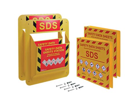 Yellow Safety Inc 2 Pack Msds Sds Binder And Wall Station 2024 Requirements