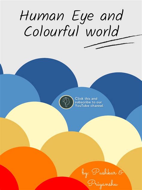 Human Eye And Colourful World Pdf Rainbow Sunset