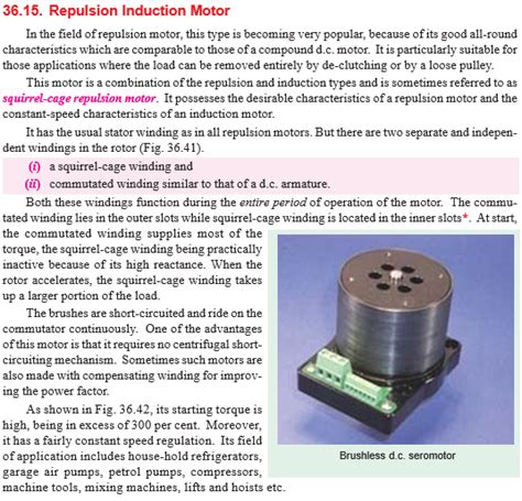 Single Phase Induction Motor Single Phase Repulsion Motors