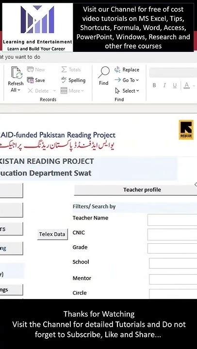 Ms Access Learn Access Tables Forms Queries Reports Vba Shorts Access Database Youtube