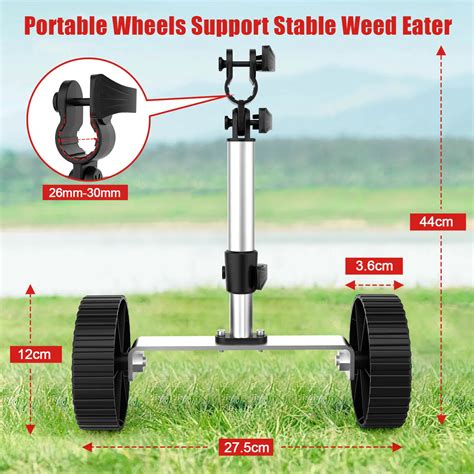 Dual Wheel Trimmer Accessory String Trimmer Wheel Attachment