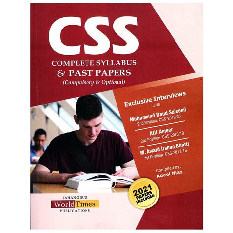 Css Complete Syllabus And Past Papers 2020 By Adeel Niaz Jwt
