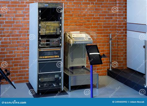 Vintage Pdp 8 The First Commercially Successful Minicomputer Editorial Photography Image Of