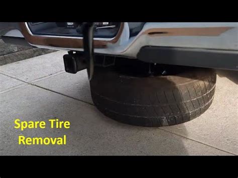 Spare Tire Removal Ram 1500 Youtube