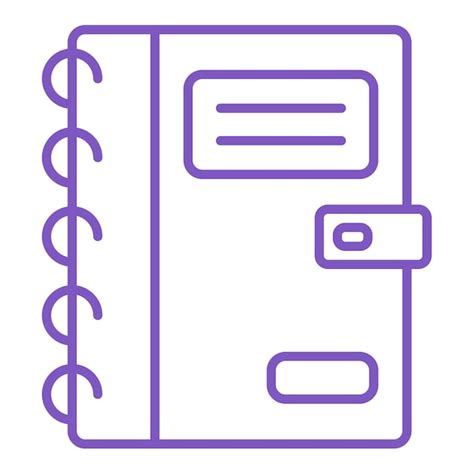 Notebook Icon Premium Vector