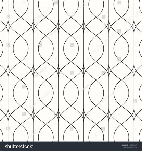 Curve Linear Vector Pattern Repeating Linear Stock Vector Royalty Free Shutterstock