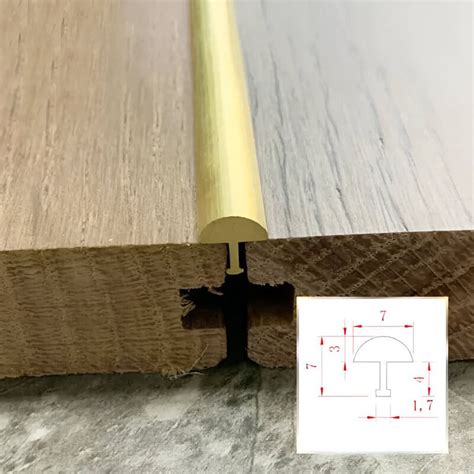 T Shaped Brass Transition Strips