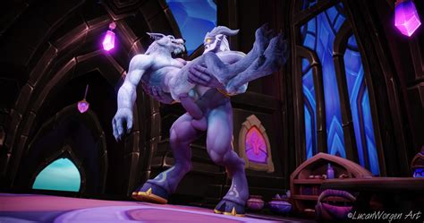 Rule 34 Draenei Draenei Male Malemale Myhar919 Sex Warcraft Worgen