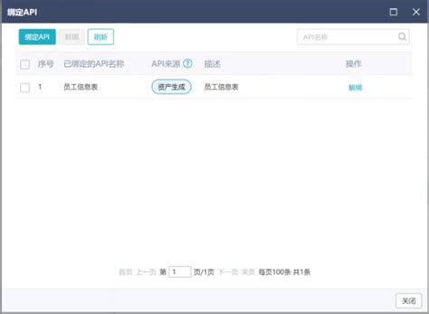 生成API和绑定API 亿信华辰文档中心 全面系统的学习资料和使用教程在线知识中心