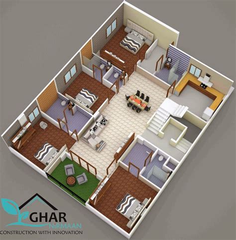Modern House Interior Floor Plan House Design Floor Plan House Map
