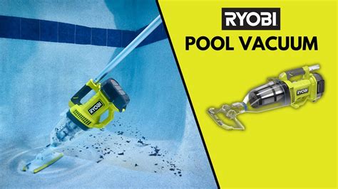 Ryobi 18v One Pool Vacuum Youtube