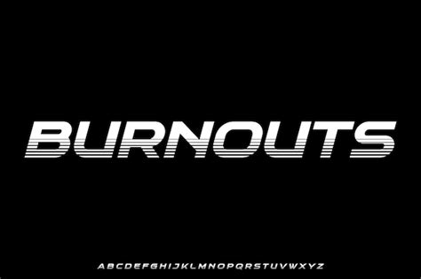 Premium Vector Futuristic Slant Display Font Vector