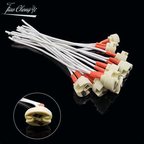 Mr16 Lamp Base Ceramic Socket Base With High Quality Silicone Cable For