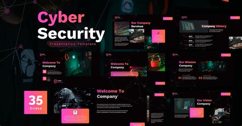 Cyber Security Powerpoint Template Incl Cyber And Framework Envato Elements