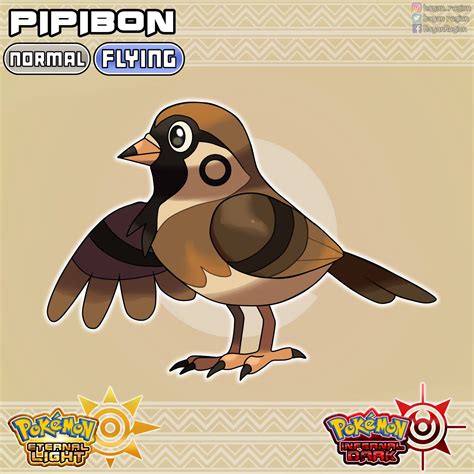 Bayan Region 🐦 Introducing Pipibon The Tiny Sparrow Pokémon 🐦