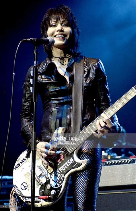 Joan Jett Of Joan Jett And The Blackhearts Performs As Part Of Radio 94