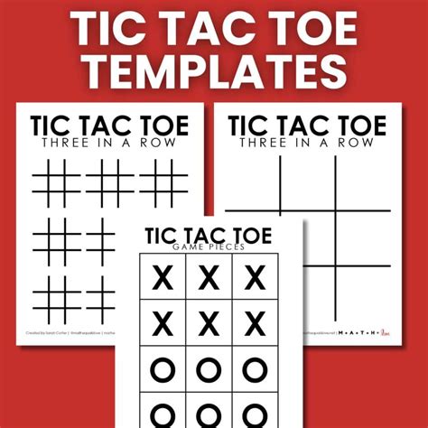 Circle Tic Tac Toe [free Pdf Template]
