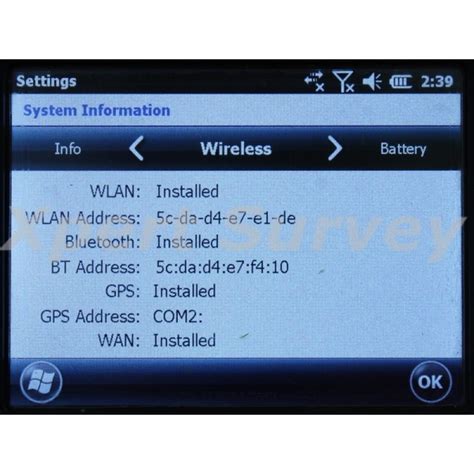 Trimble TSC Data Collector