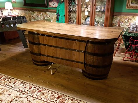 Bar Out Of Wine Barrels