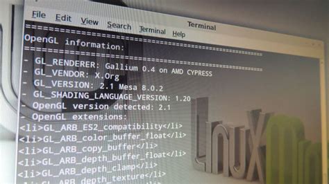 Gallium D And Catalyst FGLRX OpenGL Extensions Linux Mint HD Geeks D