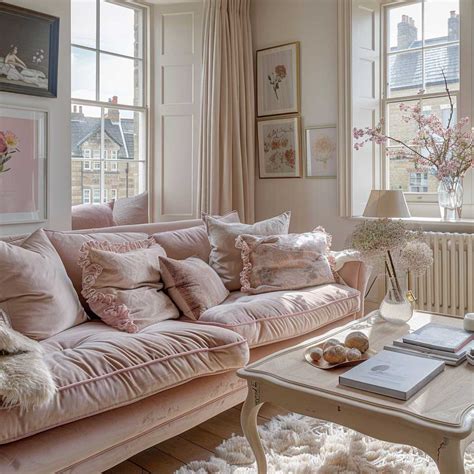 6 Inviting Living Room Furniture Ideas In Soft Pink