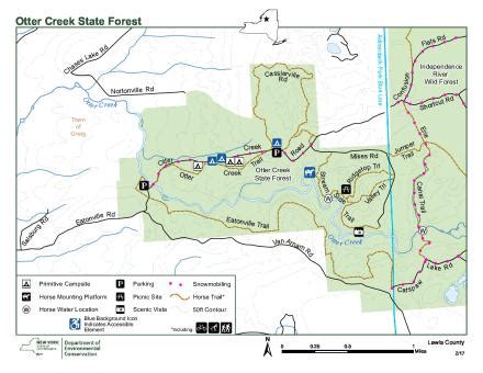 Otter Creek State Forest Map Nysdec